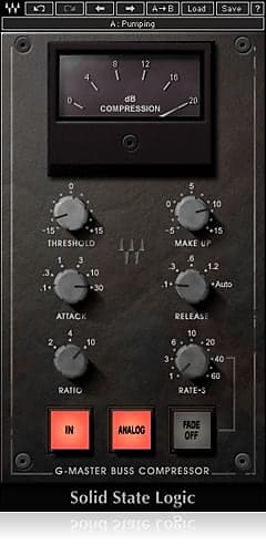 New Waves SSL G-Master Buss Compressor Software AAX, AU, VST | Reverb