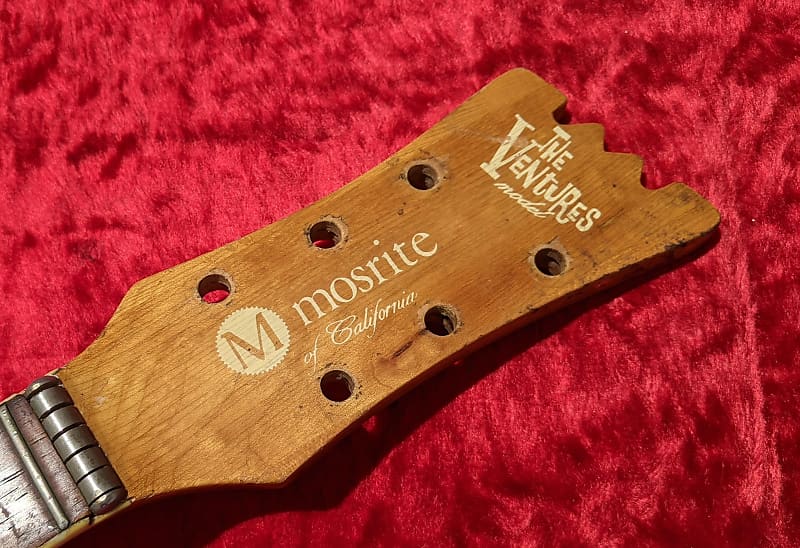 Early 1964 Mosrite The Ventures Model Neck Large Logo Factory | Reverb
