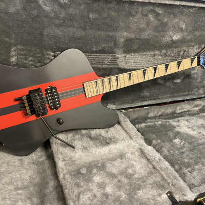 Jackson Firebird 1987 - Charcoal with red stripes | Reverb