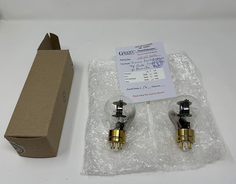 Treasure Globe 6SN7-SE pair tubes, GF Limited Special Edition | Reverb