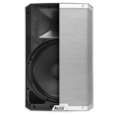 Alto TS215 15" Powered DJ PA Loud Speakers Pair White w | Reverb