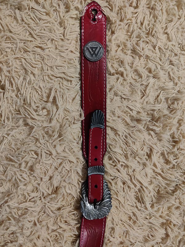 Lamanta Handmade Burgundy Leather Strap Reverb