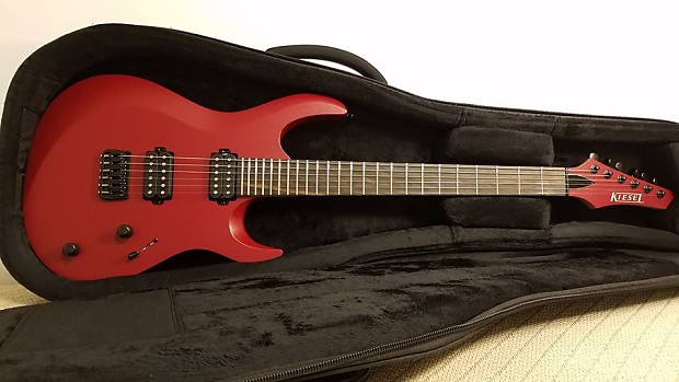 Kiesel Aries 2016 Blood Red Raw Tone Finish | Reverb UK