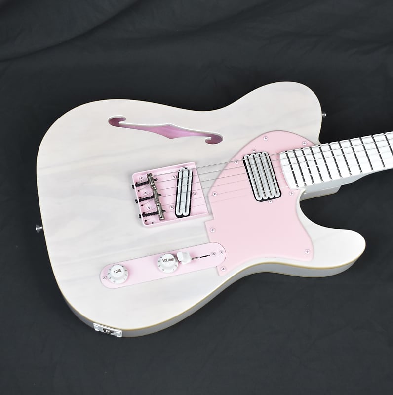 Video! Thinline Telecaster HH 2024 Transparent White Ash & | Reverb