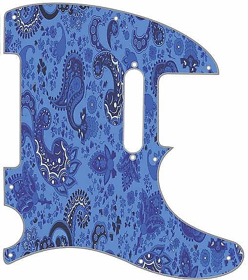 Graphical pickguard Fender Telecaster Tele Standard 8 Hole | Reverb