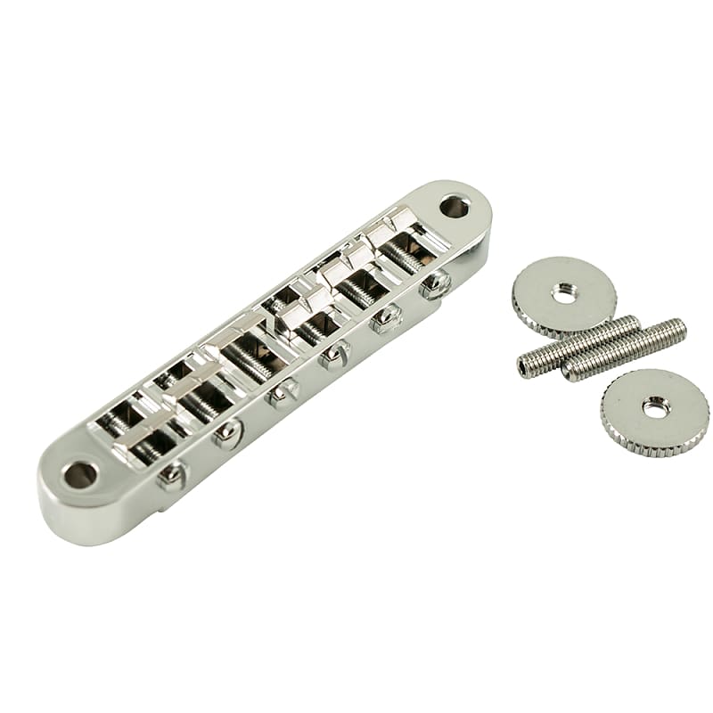 WD Replacement Nashville Style Tune-O-Matic Bridge Chrome | Reverb