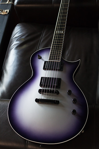 ESP Eclipse 24 Purple Silverburst E-II Custom Shop Exclusive | Reverb