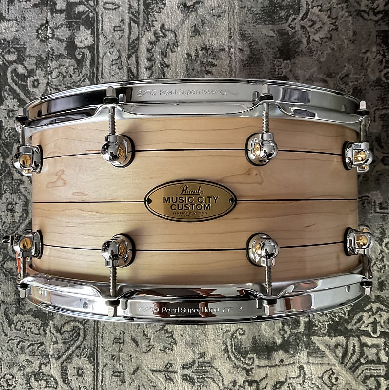 (MINT) Pearl Limited Edition “One-Off” 14 x 6.5” Solid Maple | Reverb