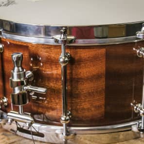 Angel 6.5x14 Exotic Series Mahogany Snare Drum High Gloss | Reverb