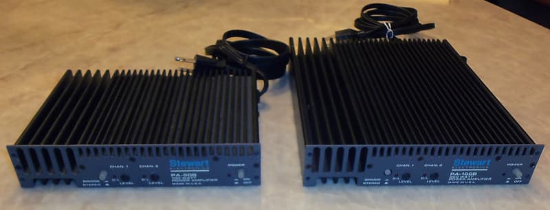 Stewart PA-100B and PA-50B mid 90's? - Black | Reverb