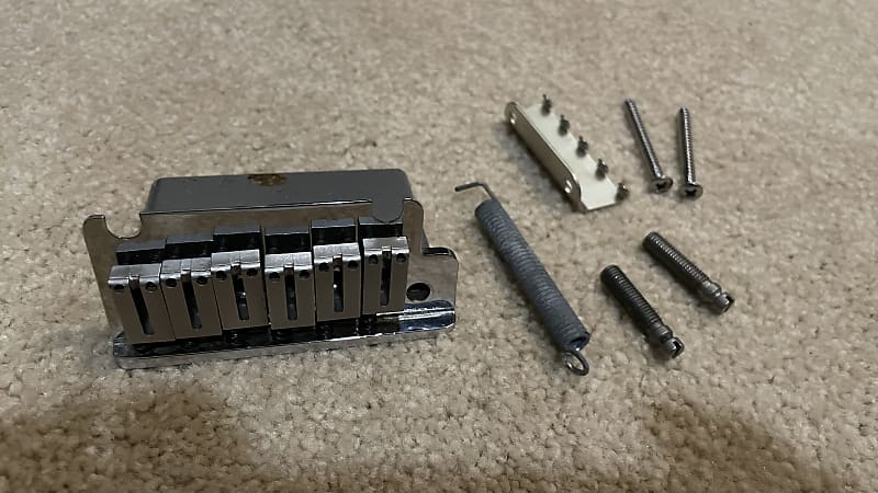 Two Post Fender American Standard Stratocaster Tremolo Bridge | Reverb
