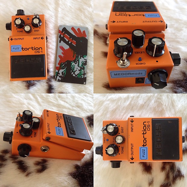 Boss Ds1 DistortoFuzz Mod By MedorMods Boss Ds1 90s Orange | Reverb UK
