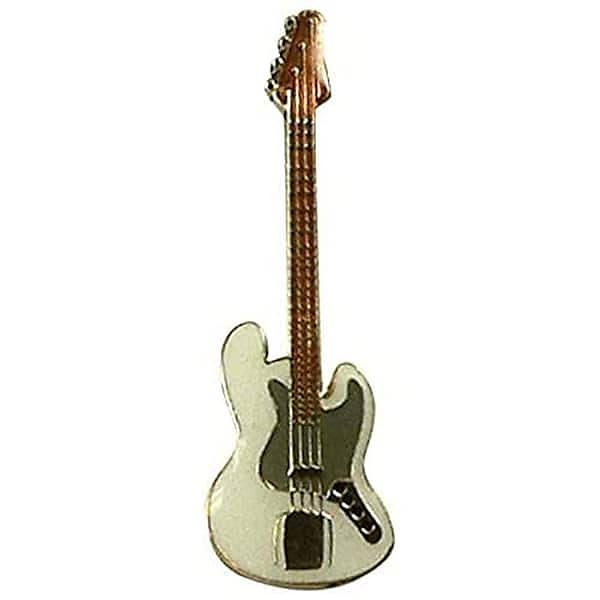 AIM J Bass Guitar Mini Pin, White | Reverb