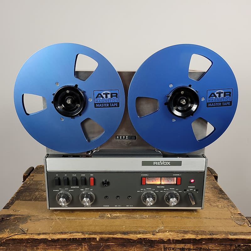 Revox A77 Reel to Reel Tape Recorder & Original Box | Reverb