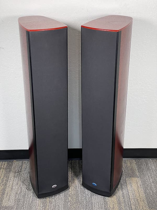 PSB Synchrony One - Dark Cherry - Pair of Towers | Reverb