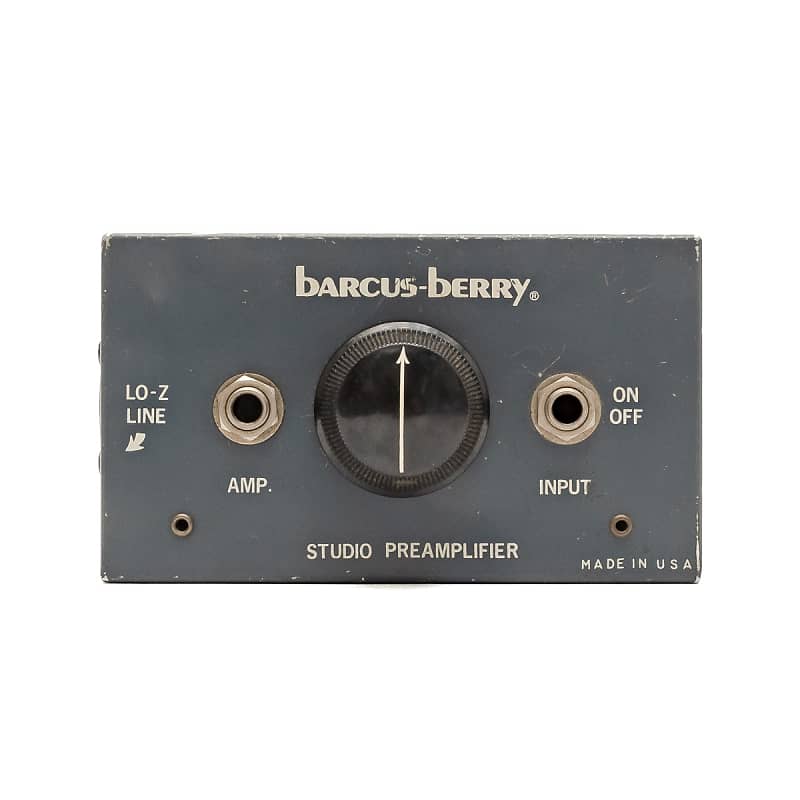 Barcus Berry - Studio Preamplifier - Preamp Pedal - x1148 - | Reverb