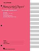 Standard Loose Leaf Manuscript Paper (Pink Cover) | Reverb