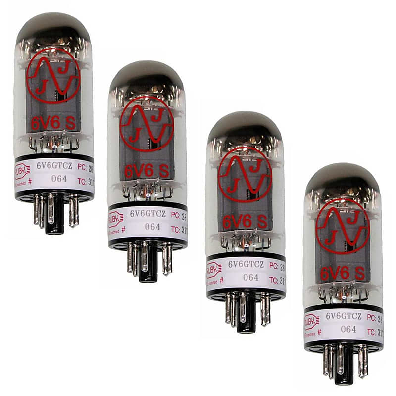 Ruby JJ Matched Quad 6V6 Power Tubes 6V6GTCZ | Reverb