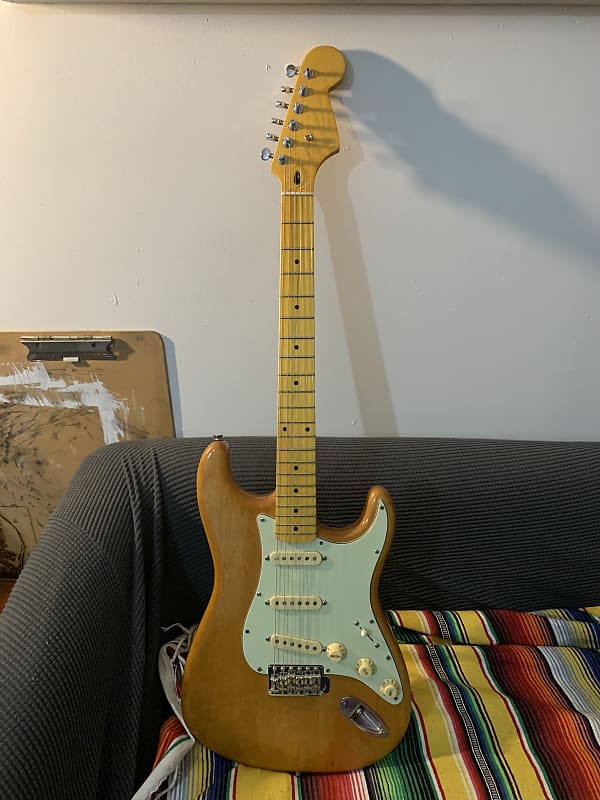 Fender Stratocaster 1979 natural finish partscaster handwound | Reverb