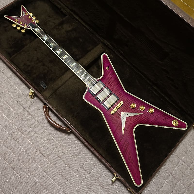 2004 Dean USA Custom Shop ML 3PU Time Capsule Purple | Reverb