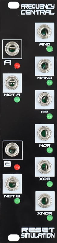 frequency central reset simulation, full synthCube kit | Reverb