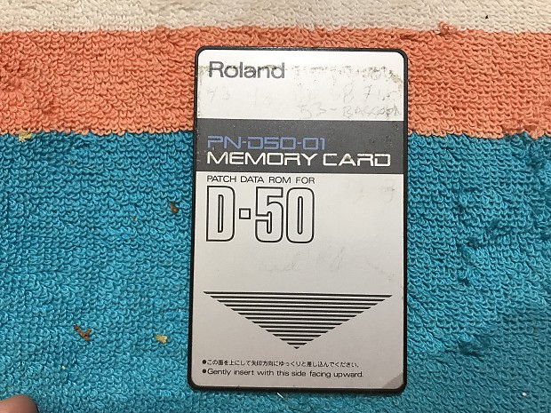 Roland PN-D50-01 Memory Card 90s | Reverb