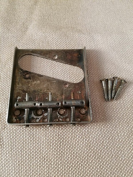 Telecaster Heavy Relic Bridge Tele 60s Style Threaded Saddles | Reverb