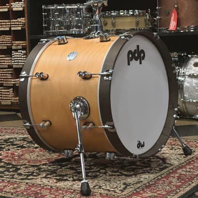 NEW PDP Concept Maple Classic Bop in Satin Natural w/ Walnut | Reverb