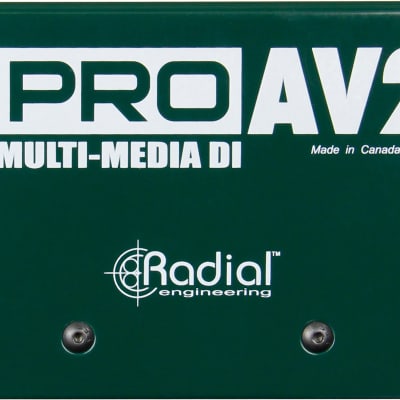 Radial ProAV2 Passive Stereo Multimedia DI Box | Reverb