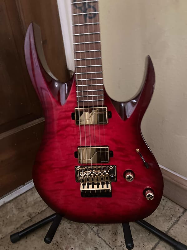 Solar AB1.6FRQBR 2022 - Quilte Blood Red Burst | Reverb