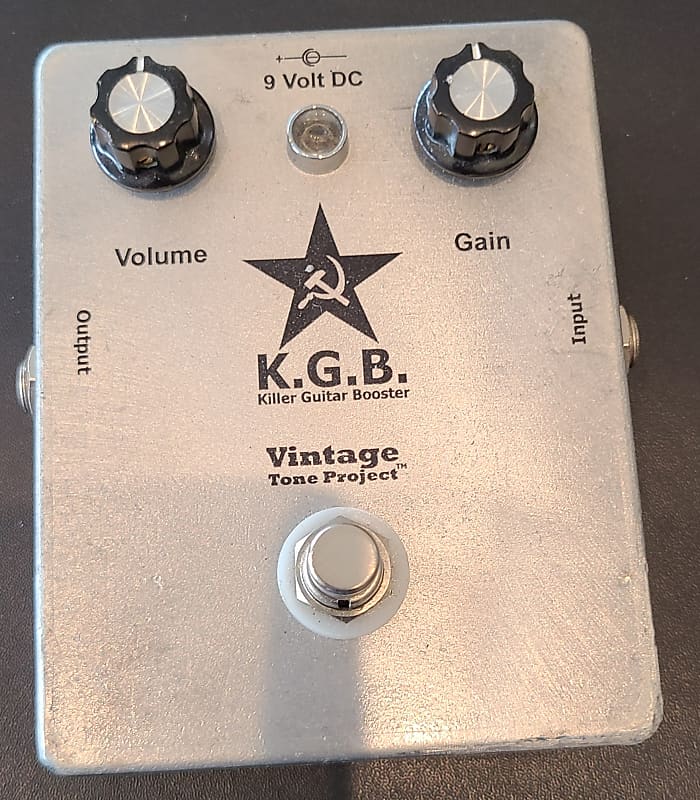 Vintage Tone Project KGB Killer Guitar Booster Pedal | Reverb