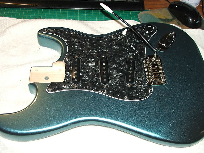 Blue Metallic Loaded Strat Style Body....Alnico | Reverb