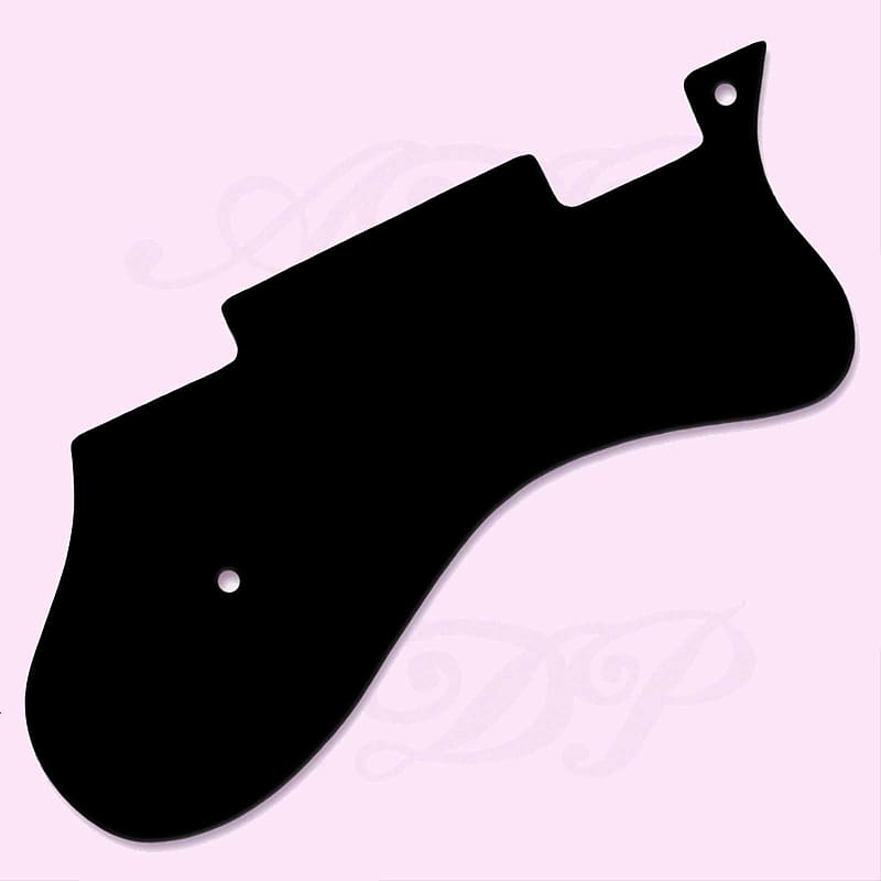 Black 1Ply .090 Pickguard for Epiphone Riviera | Reverb Australia