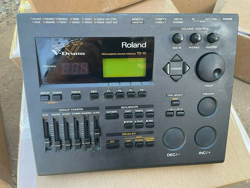 Roland Td-10 EXPANDED VDrum Module Brain td10 w/ V Cymbal | Reverb