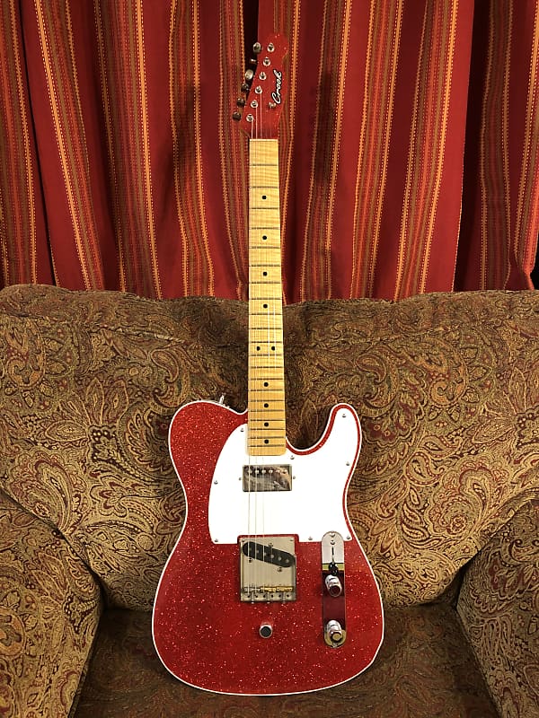 Crook tele with G bender Sparkle red | Reverb