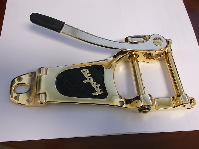 Bigsby USA B7 LEFTY LEFT HAND Vibrato Tailpiece - GOLD | Reverb