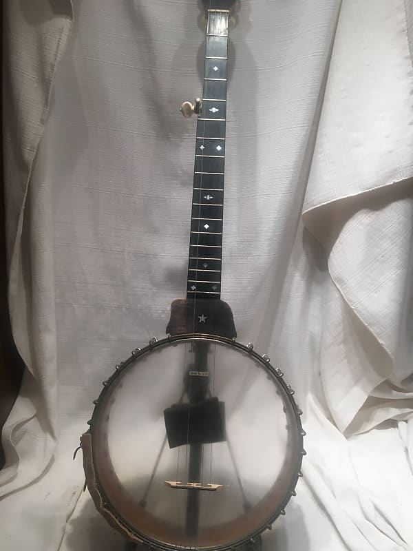 Stewart Vintage 5 string banjo 1900's 3 piece neck | Reverb