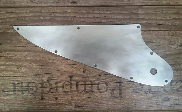 Handmade metal pickguard fits Gibson Firebird scratchplate | Reverb