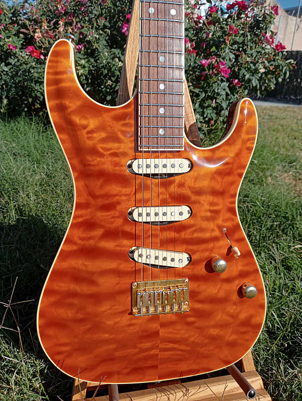 Suhr MK1 2016 Caramel + (Free) Bigsby Pedal Gamechanger | Reverb UK