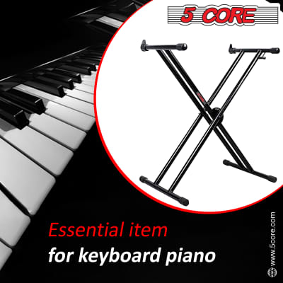 5Core Premium Hand Trigger Heavy Duty Piano Keyboard Riser | Reverb