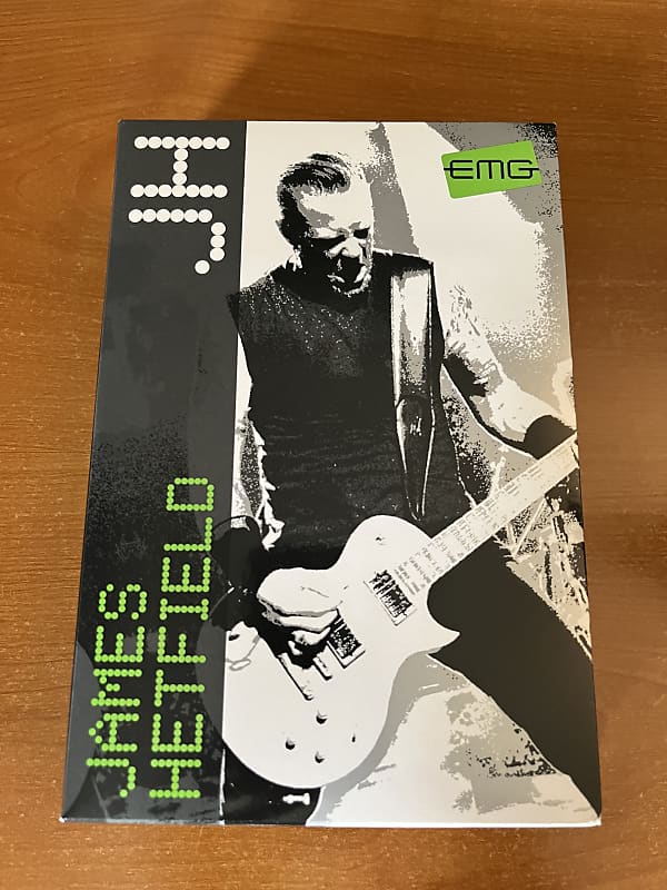 EMG James Hetfield Signature Set 2015 Black Chrome | Reverb