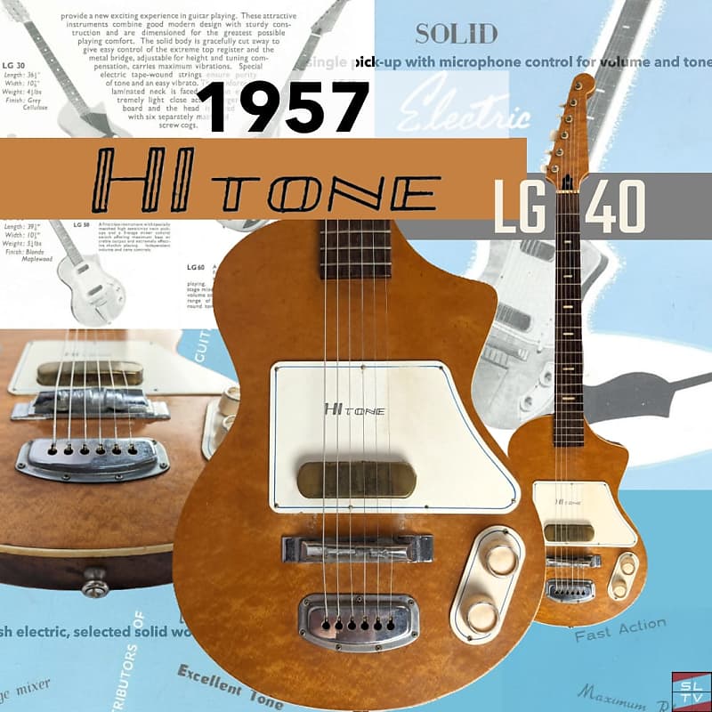 Vintage 1957 Guyatone Hi Tone LG-40 Electric Guitar | Reverb