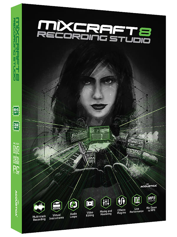 Acoustica MIXCRAFT 8 Recording Studio for Windows (Mac in | Reverb