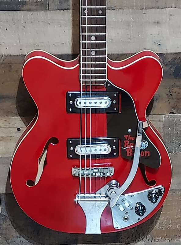 1967 Teisco Merlin "Red Baron" Semi-Hollow - MIJ - Vintage | Reverb