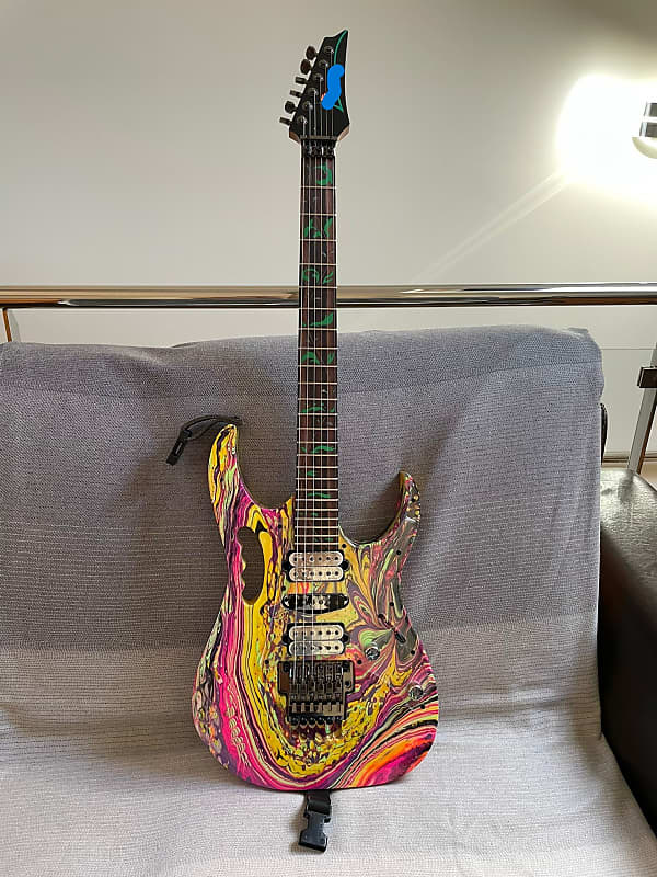 Custom Jem 77 Swirl 2023 - Multicolor, Steve Vai | Reverb