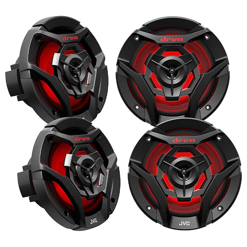 2 JVC CS-DR620MBL 6.5inch 2-Way Coaxial Speakers featuring | Reverb