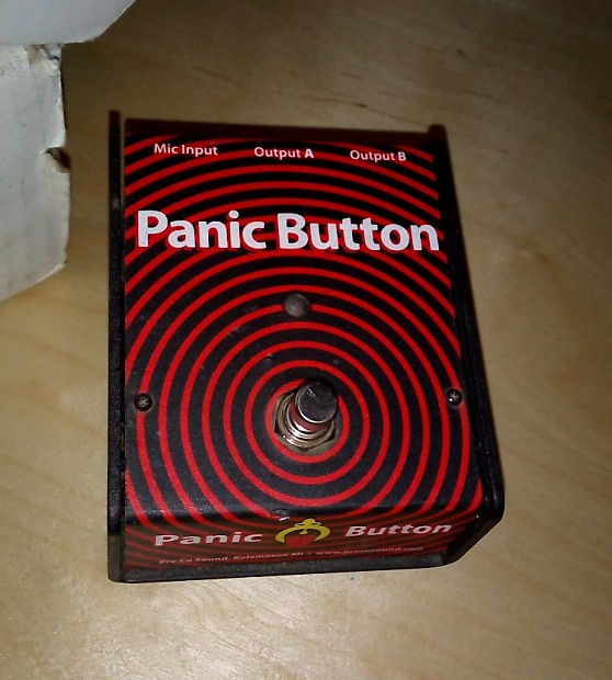 ProCo Panic Button - Selectable XLR AB & Muting Switch | Reverb