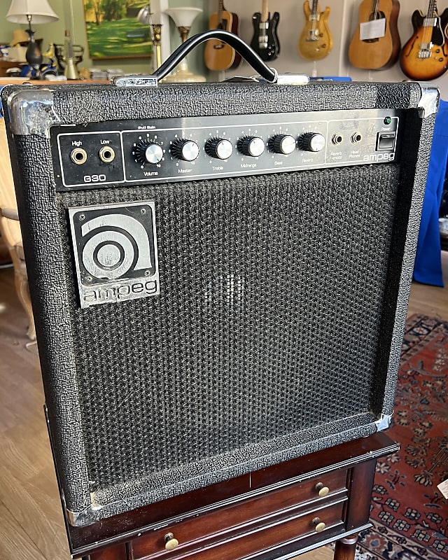Vintage 1980’s Ampeg G30 Guitar Combo Amp Solid State 30W | Reverb