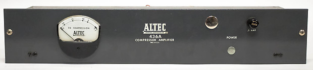 Vintage Altec Lansing 436A Compressor Amplifier Original Rev | Reverb