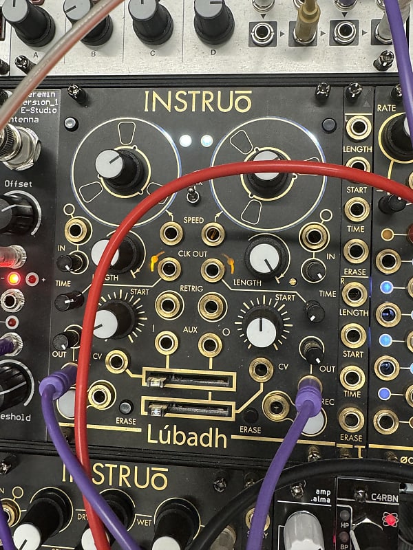 Instruo Lubadh dual channel looper stereo Eurorack module | Reverb UK